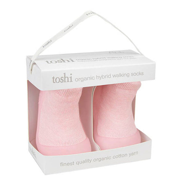 Toshi Organic Hybrid Walking Socks Dreamtime/Pearl | Baby Village