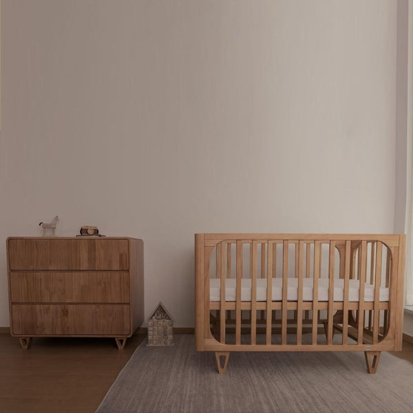 Cocoon Vibe Cot + Dresser | Baby Village