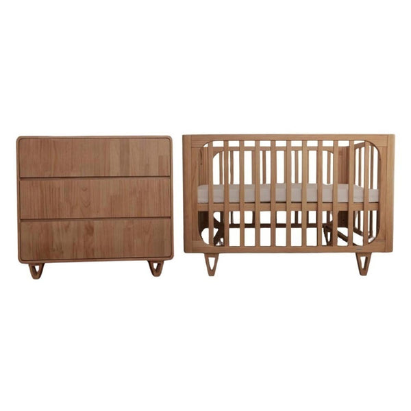 Cocoon Vibe Cot + Dresser | Baby Village
