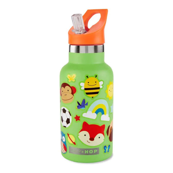 Skip Hop Stainless Steel Canteen Bottle Green | Baby Village