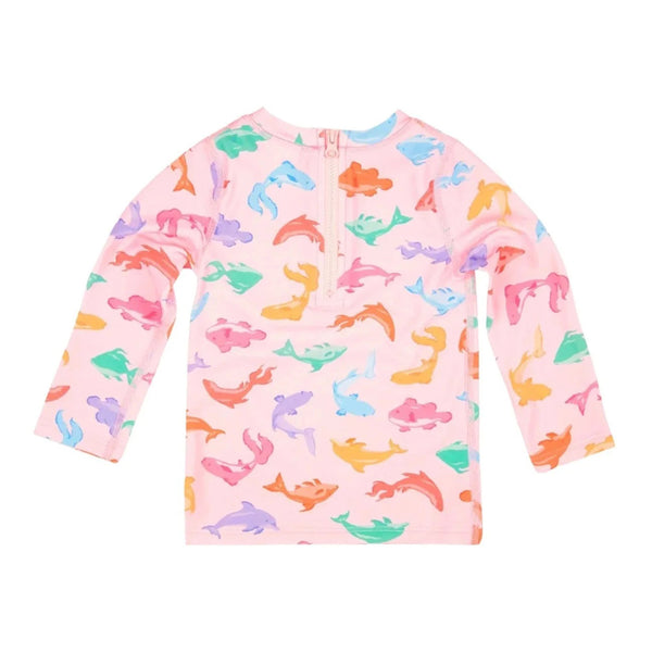 Toshi Swim Baby Rashie L/S Classic/Dishy Fishy | Baby Village