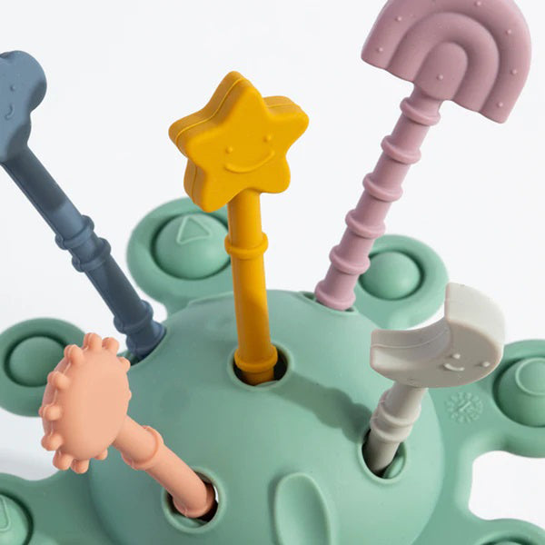 Playground Silicone Zippy Activity Toy Dusty | Baby Village