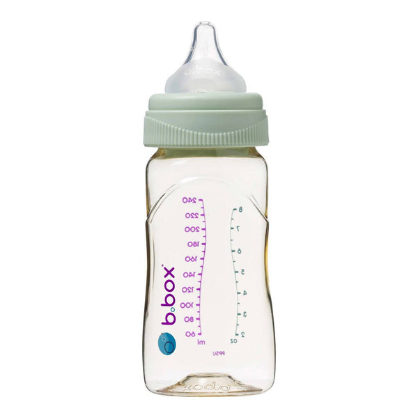 B.Box Baby Bottle 240ml Sage | Baby Village