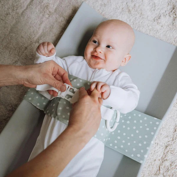 Wrigglebum Nappy Changing Harness Sage Whimsy | Baby Village