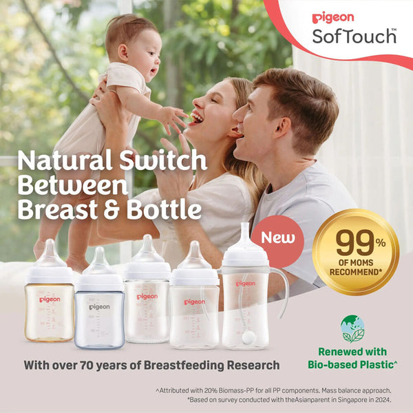 Pigeon Softouch BPP Glass Bottle | Baby Village