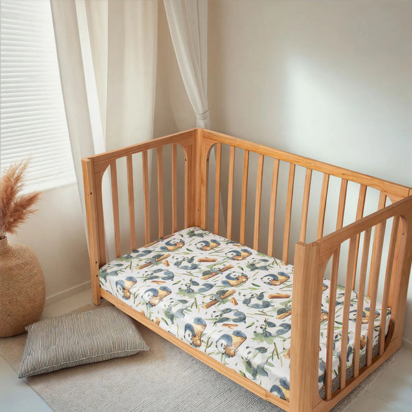 Cocoon Fitted Sheet Cot Panda Play | Baby Village