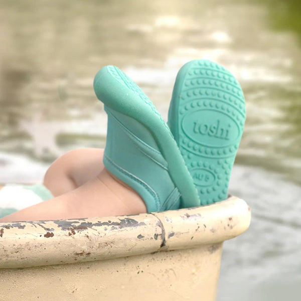 Toshi Swim Reef Booties Beachcomber Seagrass | Baby Village