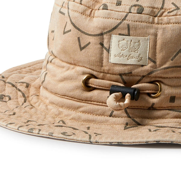 Wilson & Frenchy Happy Days Organic Sweat Sun Hat | Baby Village